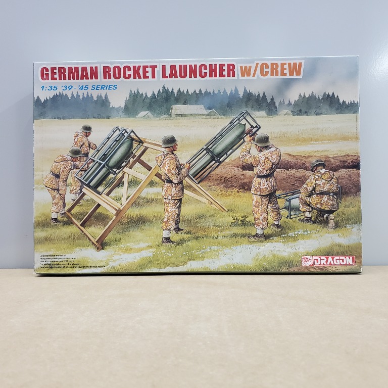 全新絕版 Dragon 威龍 6509 (2009年)-1/35-德國火箭發射器 / German Rocket Launcher w ...