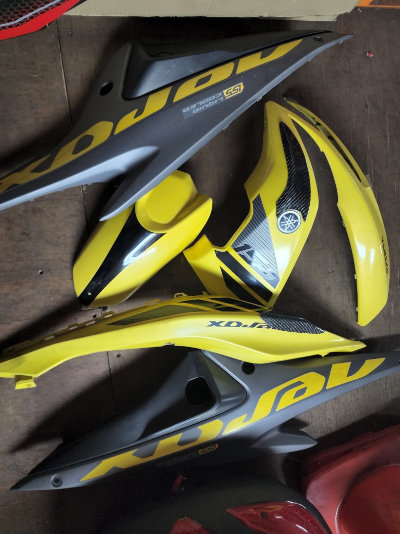 Aerox v1 cover set, Motorcycles, Motorcycle Accessories on Carousell