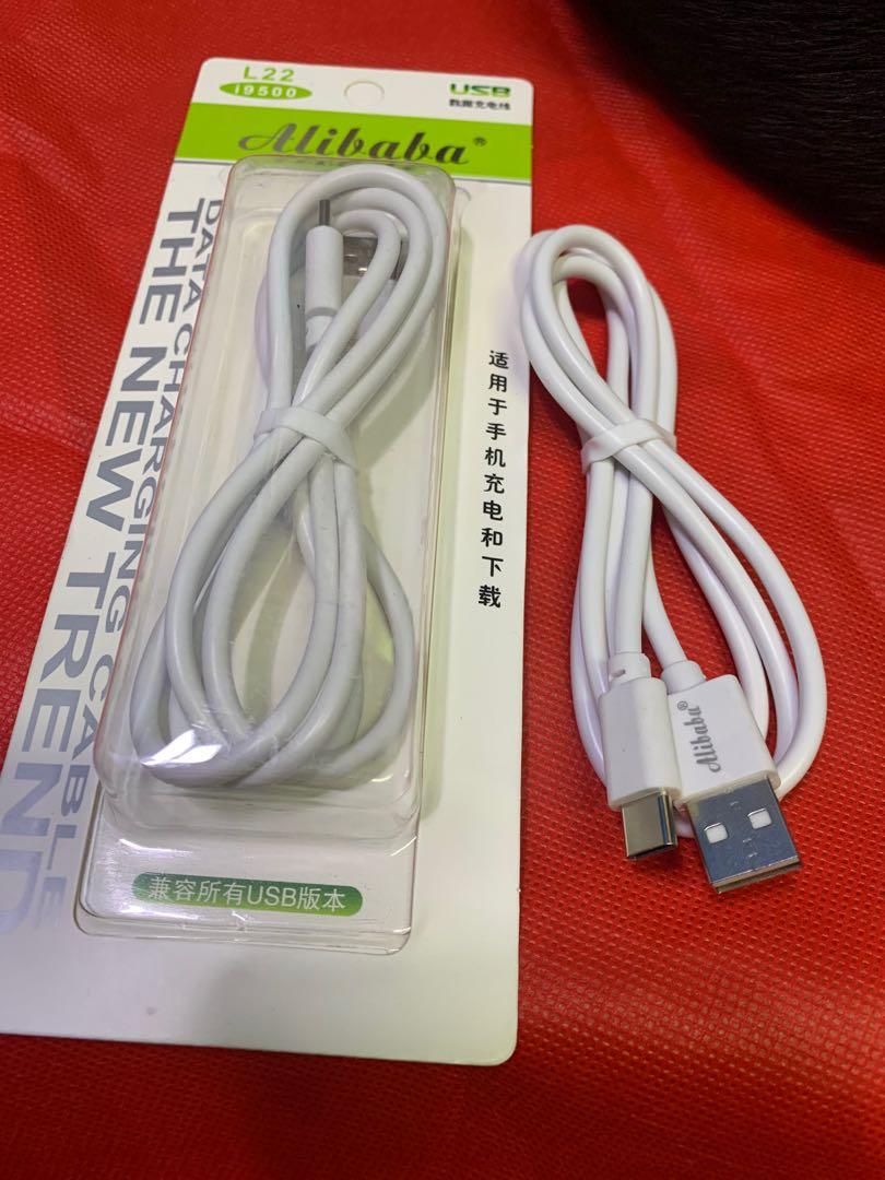 ALIBABA USB to Type C cable 100 pesos only, Mobile Phones & Gadgets ...