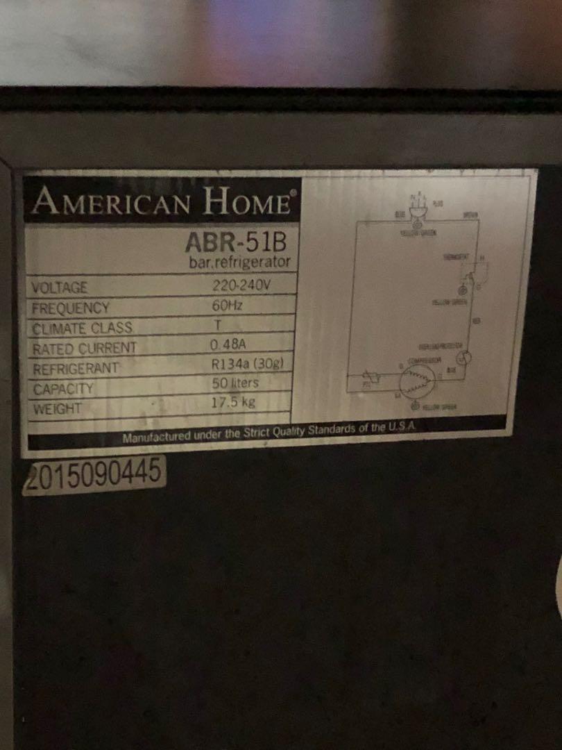 American Home Personal Refrigerator, TV & Home Appliances, Kitchen ...