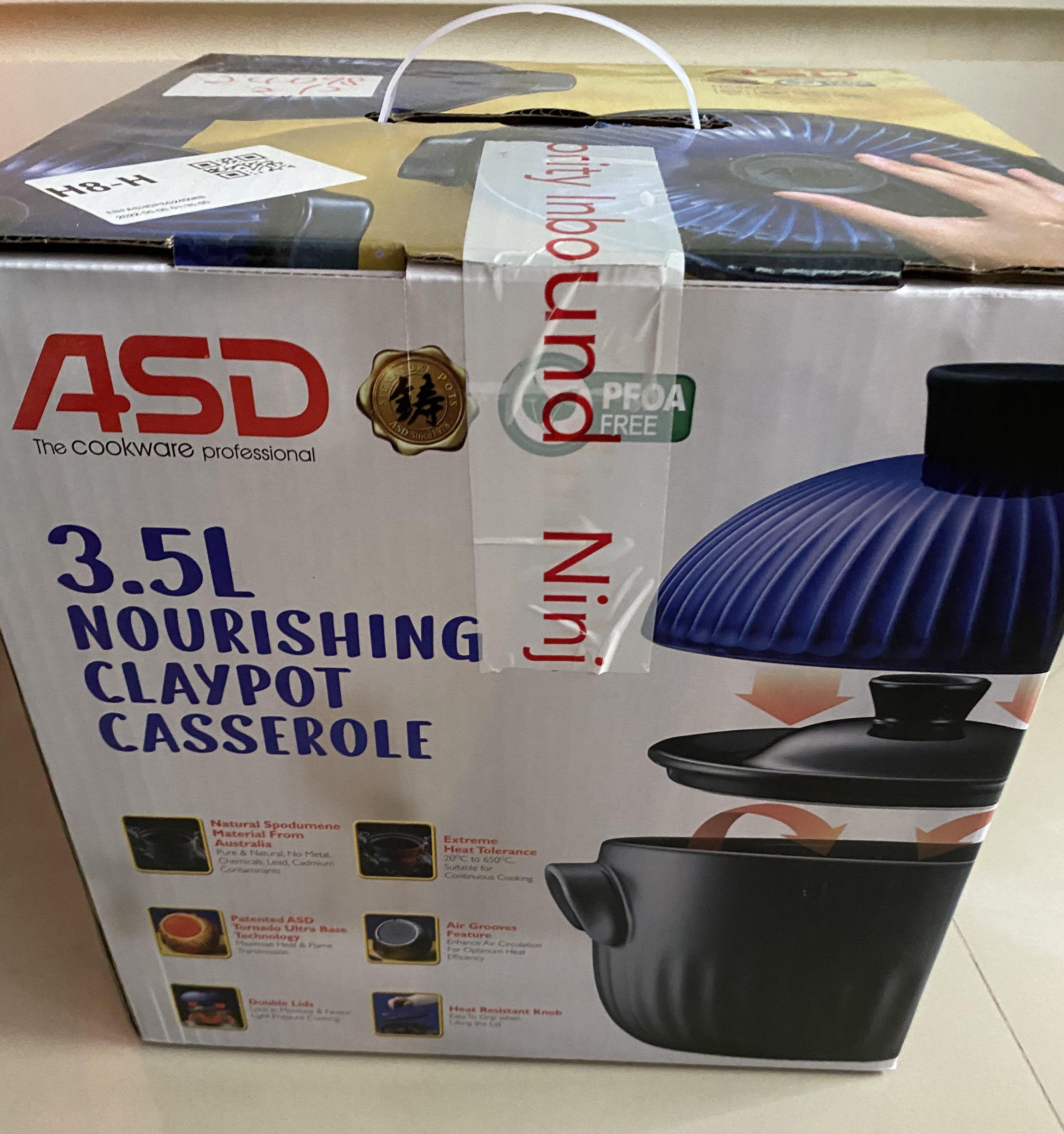 ASD 3.5l claypot casserole, Furniture & Home Living, Kitchenware ...