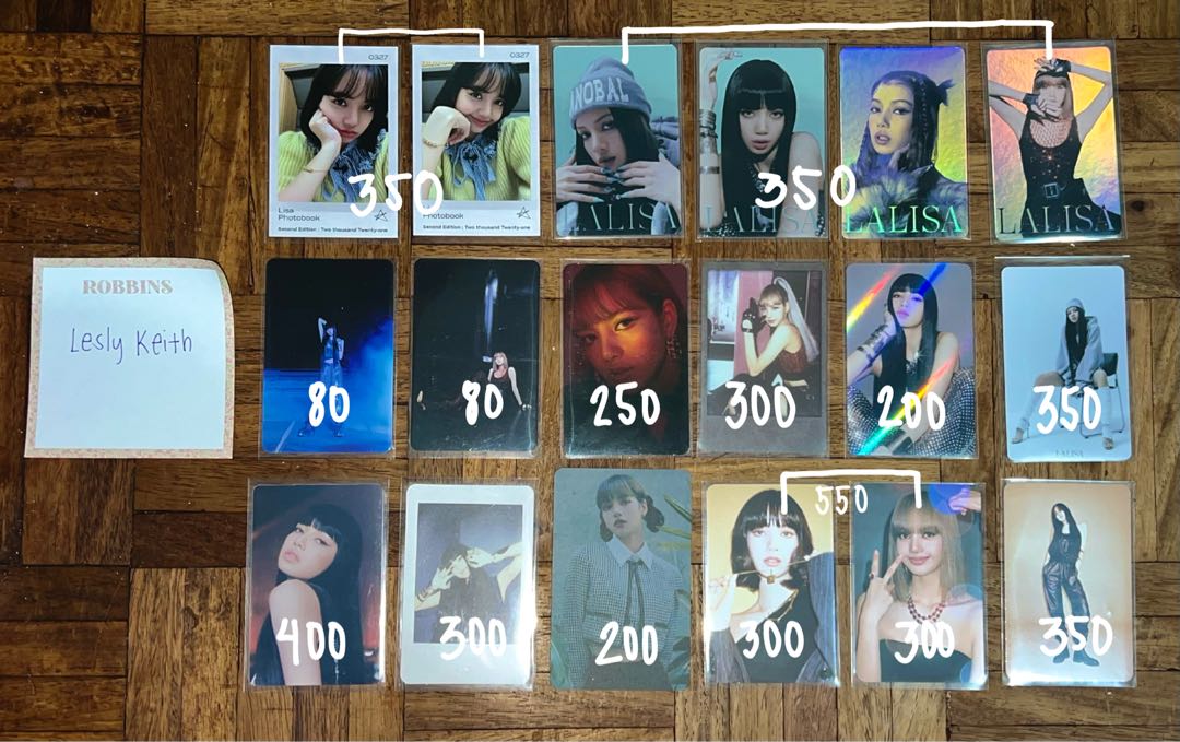 BLACKPINK LISA PHOTOCARDS, Hobbies & Toys, Memorabilia & Collectibles ...