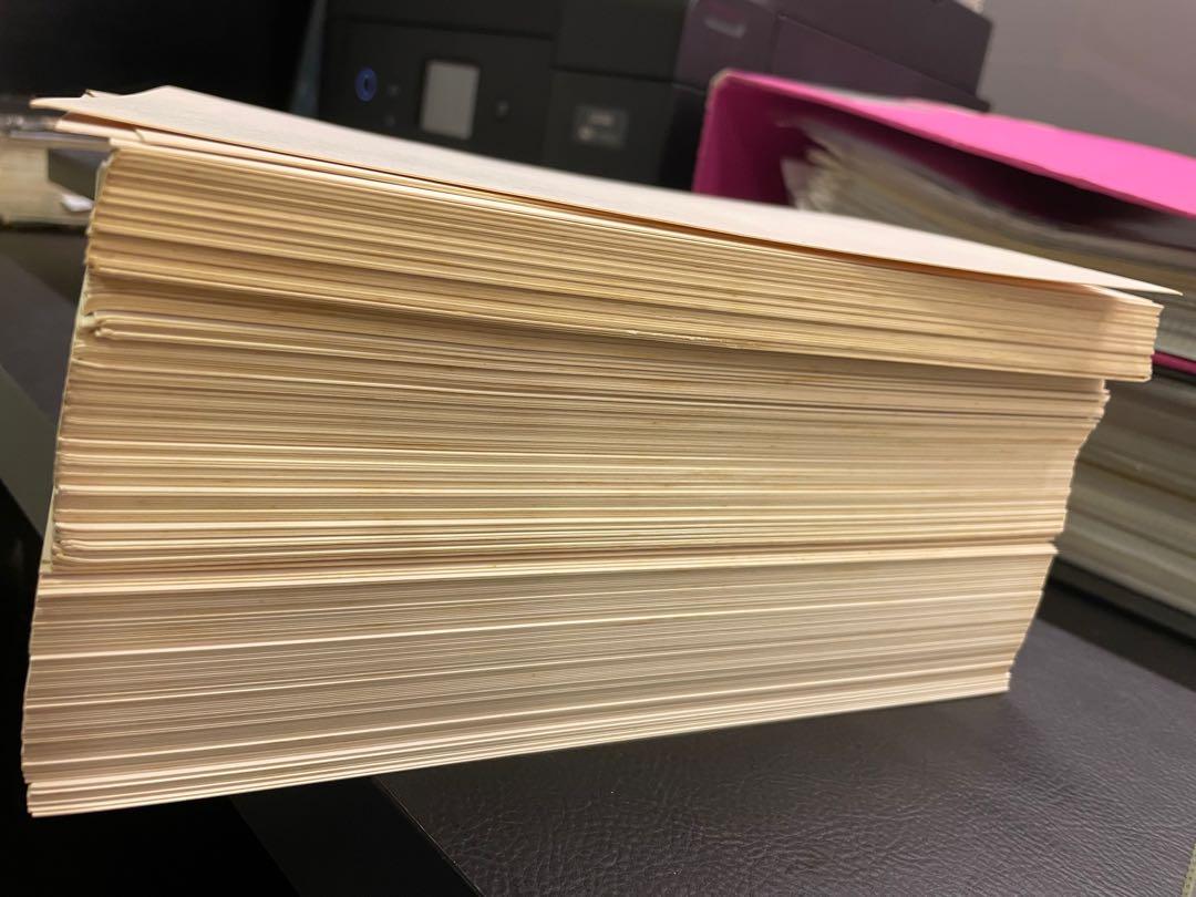 Blank A5 flash cards, Hobbies & Toys, Stationery & Craft, Stationery ...