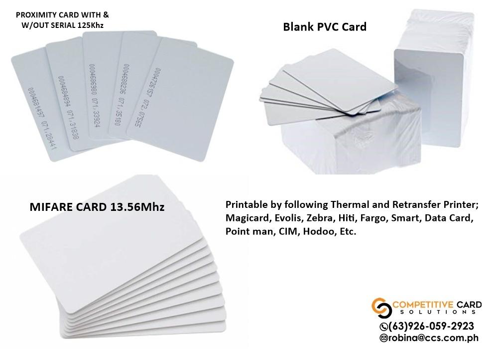 BLANK PVC & RFID CARDS FOR THERMAL & RETRANSFER PRINTER, Computers ...