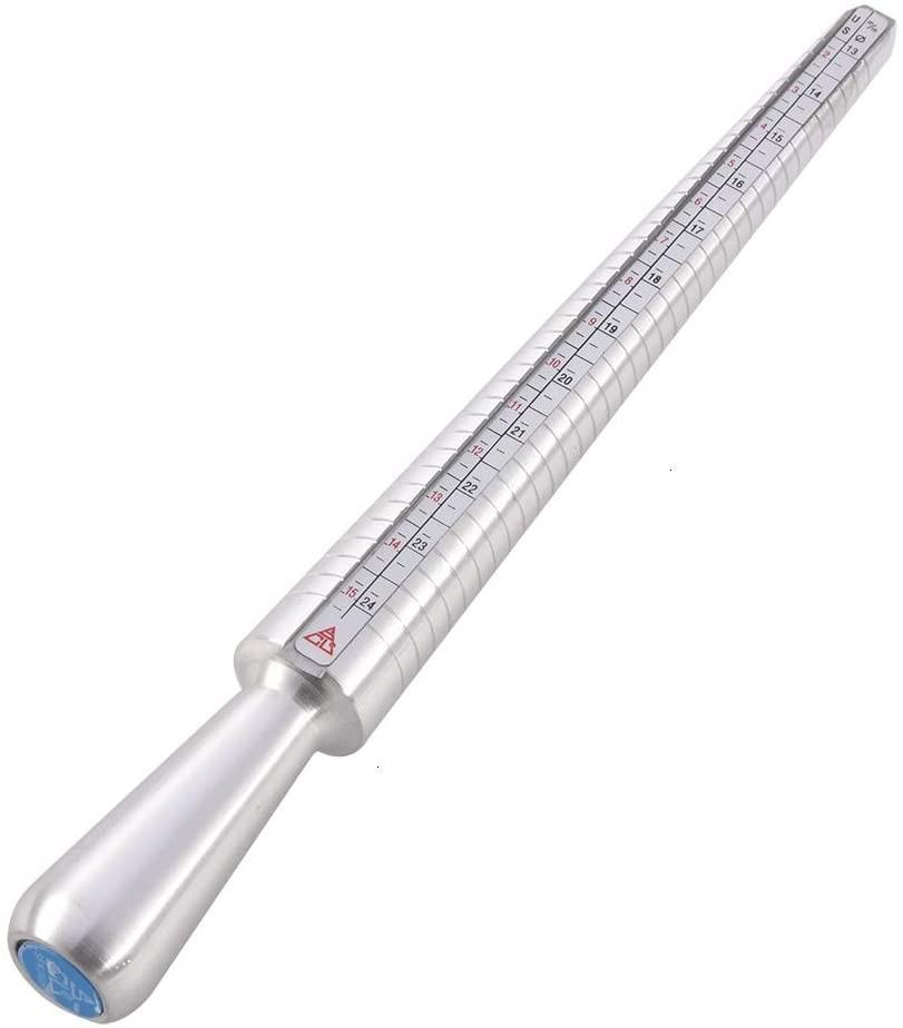 BNIP Senjiuh Ring Sizer, Metal Ring Mandrel and Finger Size Measuring ...