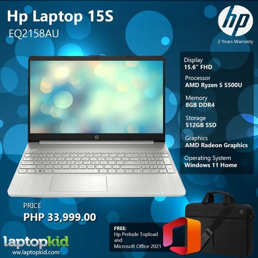 Brand New Hp Laptop 15s EQ2158AU, Computers & Tech, Laptops & Notebooks ...