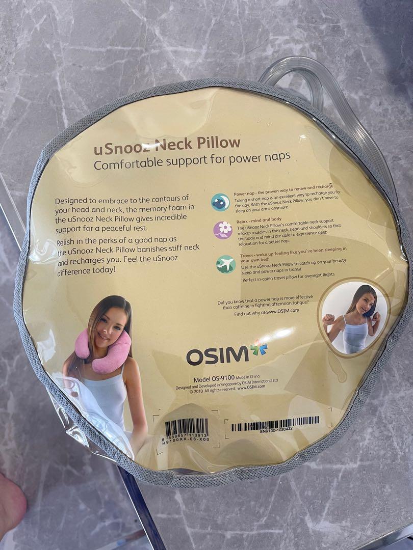 Brand new OSIM USNOOZ NECK PILLOW, Health & Nutrition, Massage Devices ...