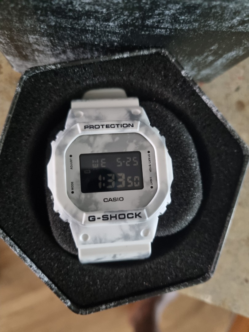 Brand new white G-shock female wrist, Luxury, Watches on Carousell