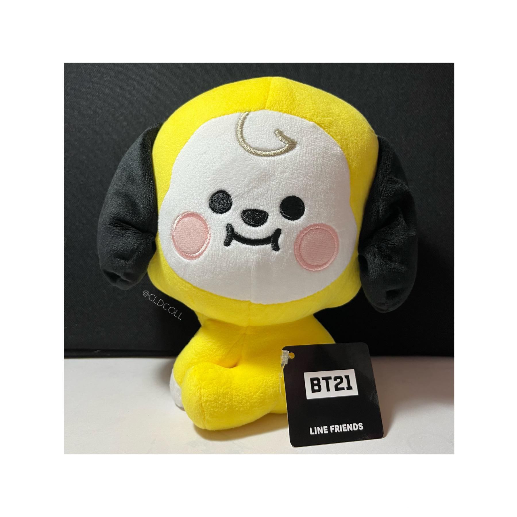 BTS BT21 baby CHIMMY sitting plush doll Jimin, Hobbies & Toys, Memorabilia & Collectibles, K ...