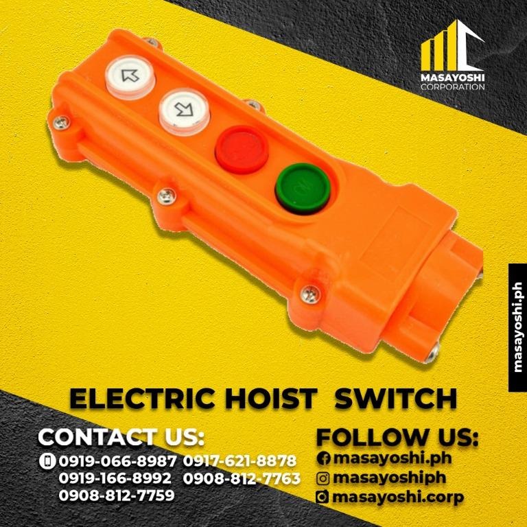 CD Electric Hoist Switch w/ Wire | Remote Control | Controller | Hoist ...