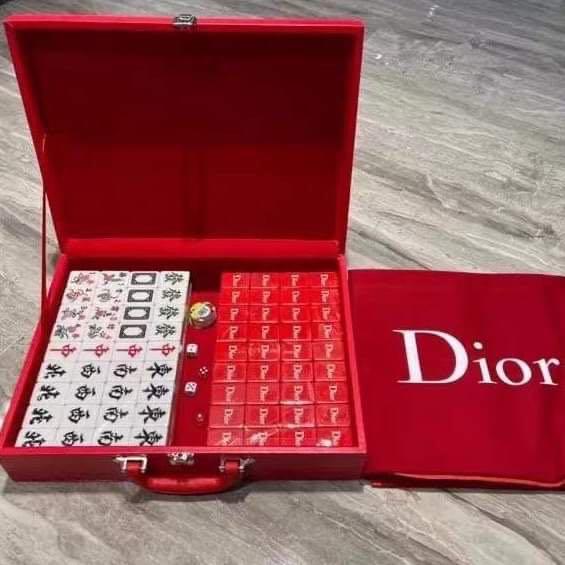 CHRISTIAN DIOR ACRYLIC MAHJONG SET, Hobbies & Toys, Toys & Games on ...