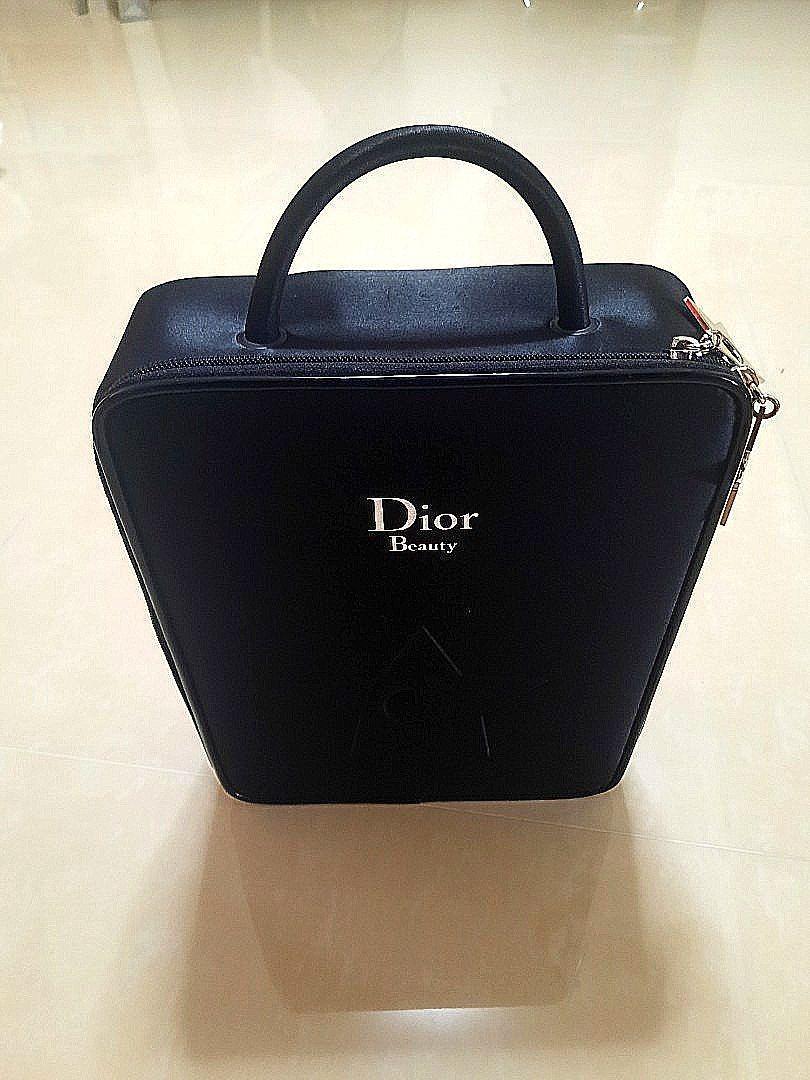 Authentic Christian Dior Travel Vanity Case (4 in 1), Luxury, Bags ...