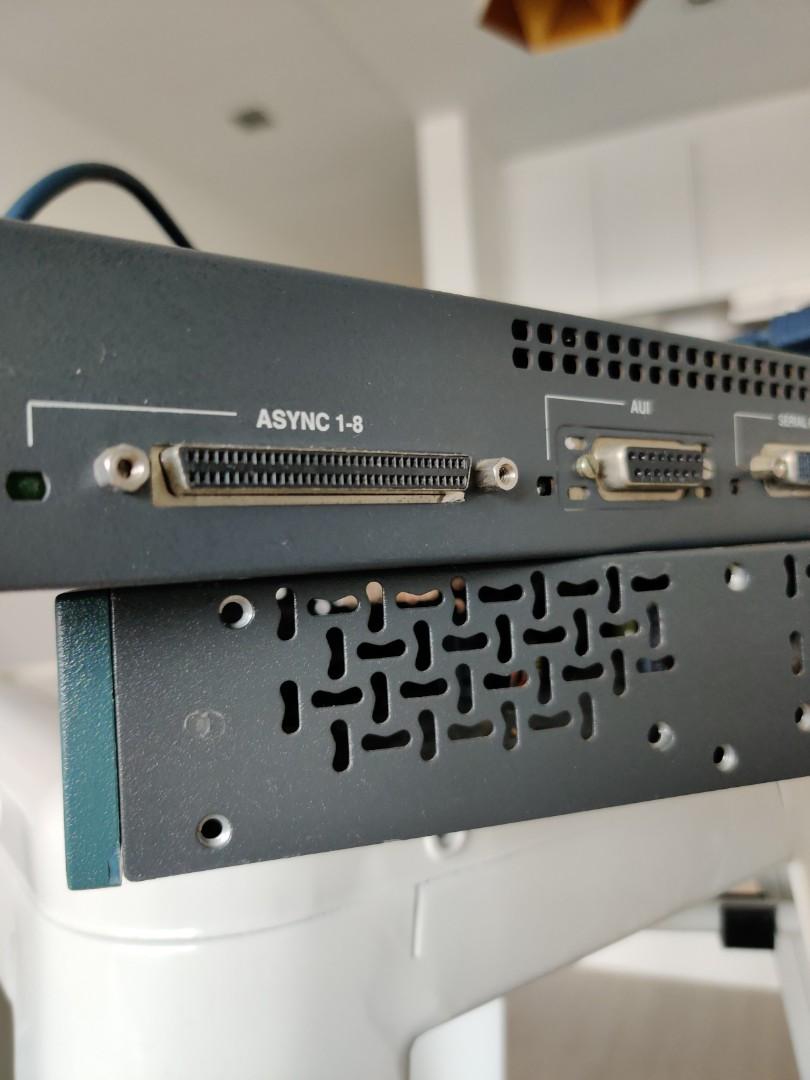 Cisco 2509 serial console router with async octopus cable, Computers ...