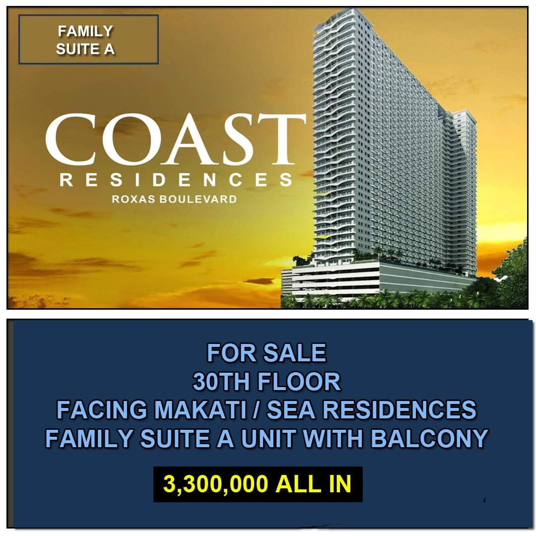 Coast residences unit for sale family suite A, Property, For Sale ...