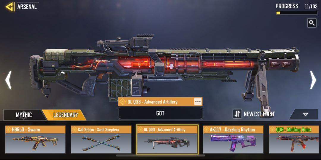 CODM ACC 12 legend 1 mythic, Video Gaming, Gaming Accessories, Game ...