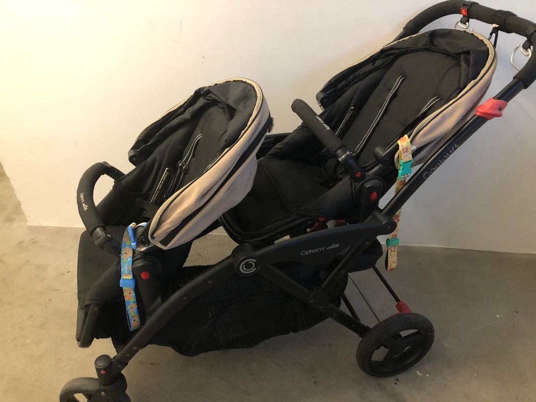 Contours options elite double stroller, Babies & Kids, Going Out ...