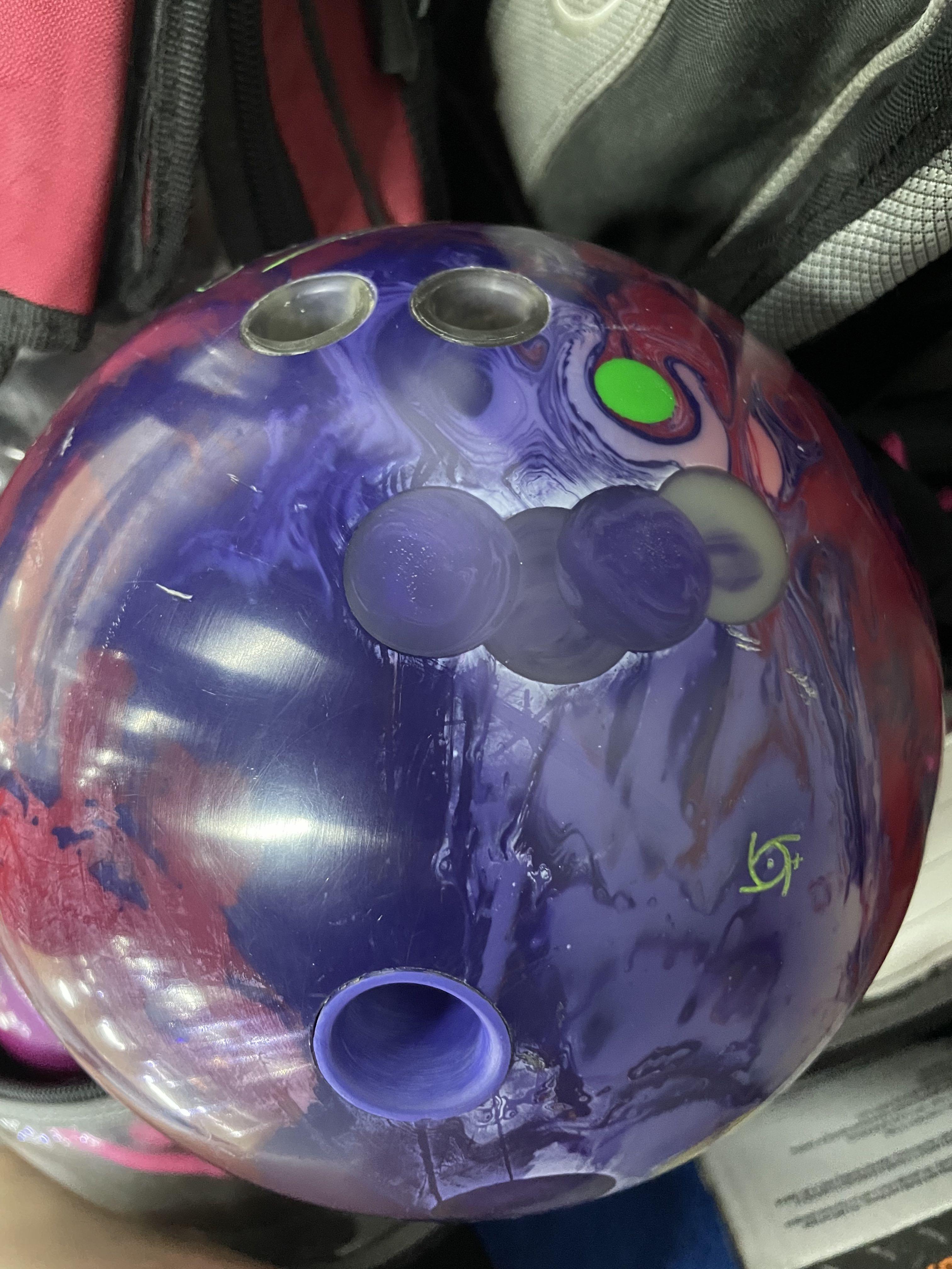 Crux Prime bowling ball, Sports Equipment, Sports & Games, Billiards ...