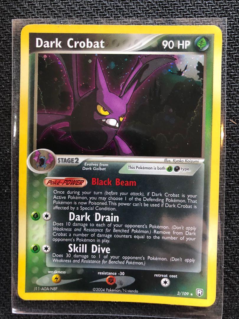 Dark Crobat - 3/109 - Holo Rare Ex Team Rocket Returns Singles Pokemon ...