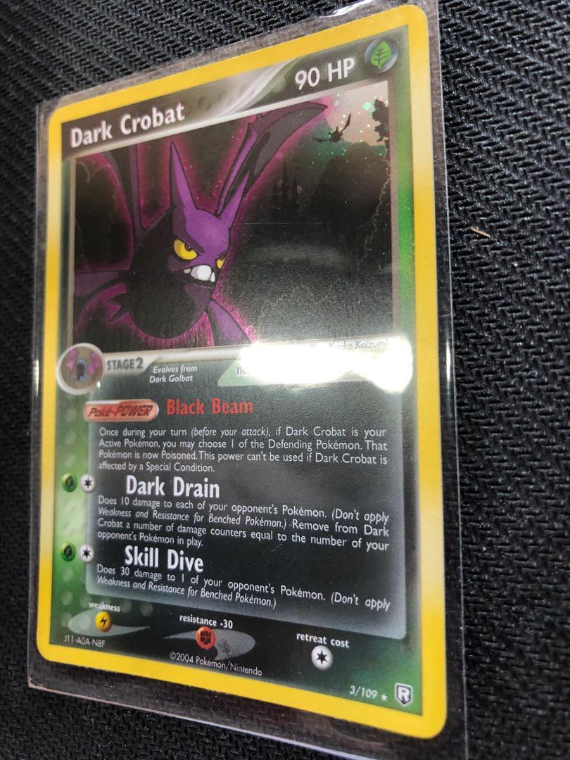 Dark Crobat - 3/109 - Holo Rare Ex Team Rocket Returns Singles Pokemon ...