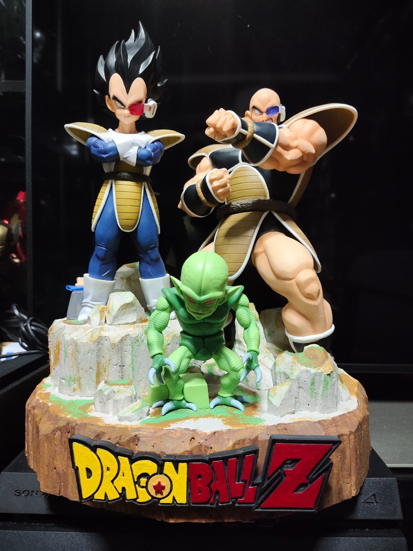 Dragon ball base for kuji Vegeta nappa *base only, Hobbies & Toys, Toys ...