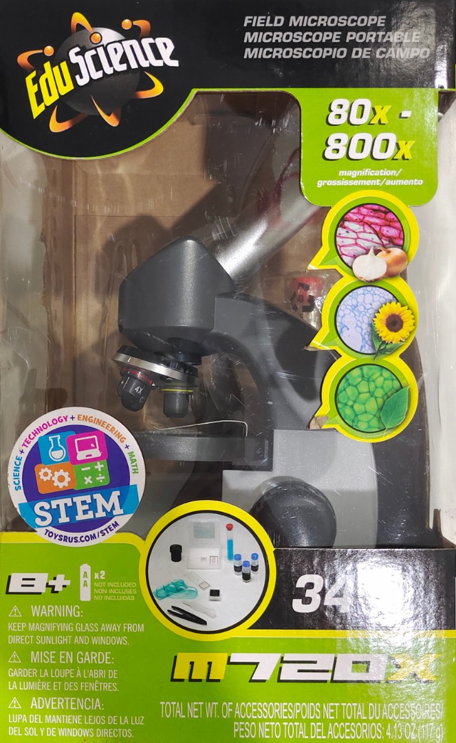 edu science microscope m720x, Hobbies & Toys, Toys & Games on Carousell