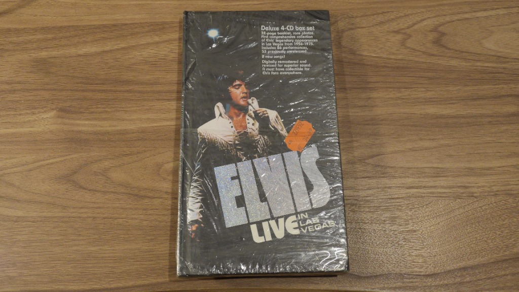 Elvis Live In Las Vegas Box Set 4cd Hobbies And Toys Music And Media