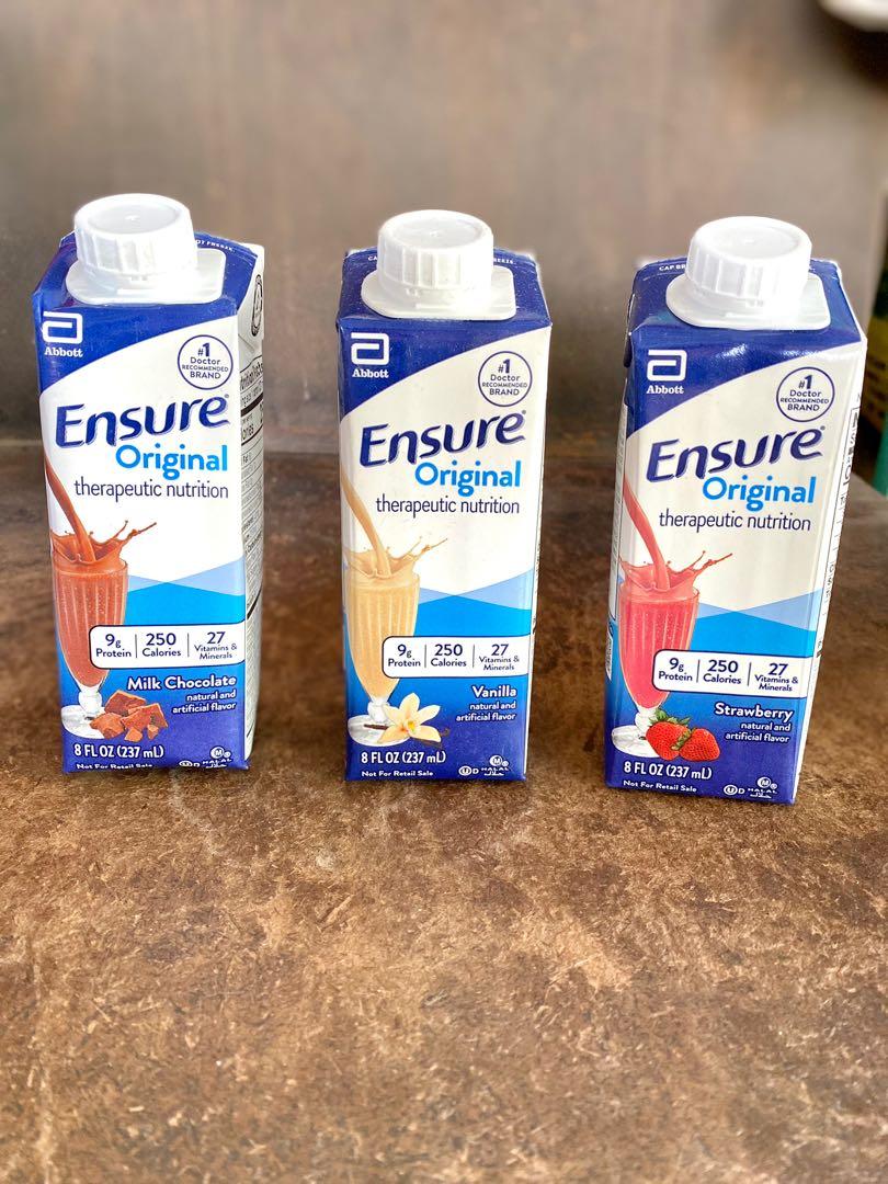 Ensure Original Therapeutic Nutrition, Food & Drinks, Beverages on ...