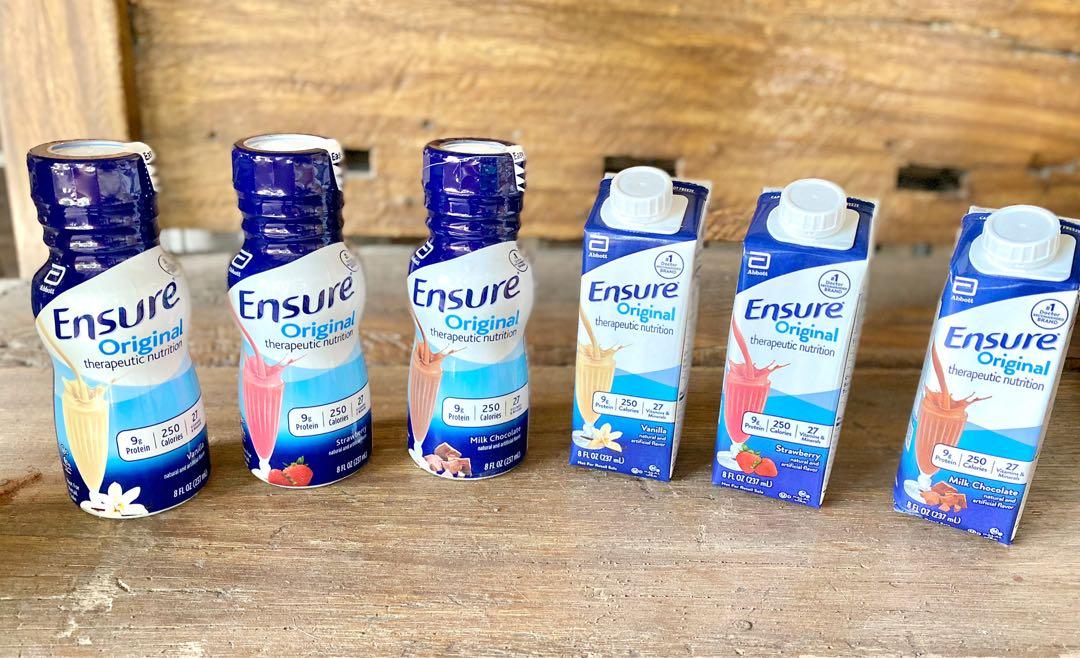 Ensure Original Therapeutic Nutrition, Food & Drinks, Beverages on ...