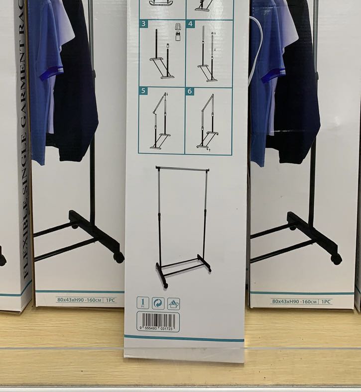 flexible single garment rack, Furniture & Home Living, Furniture, Other ...