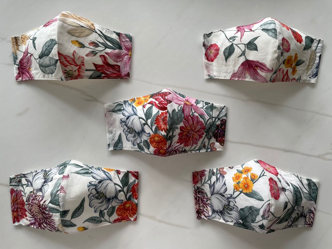 Floral Liberty Masks, Health & Nutrition, Face Masks & Face Shields on ...