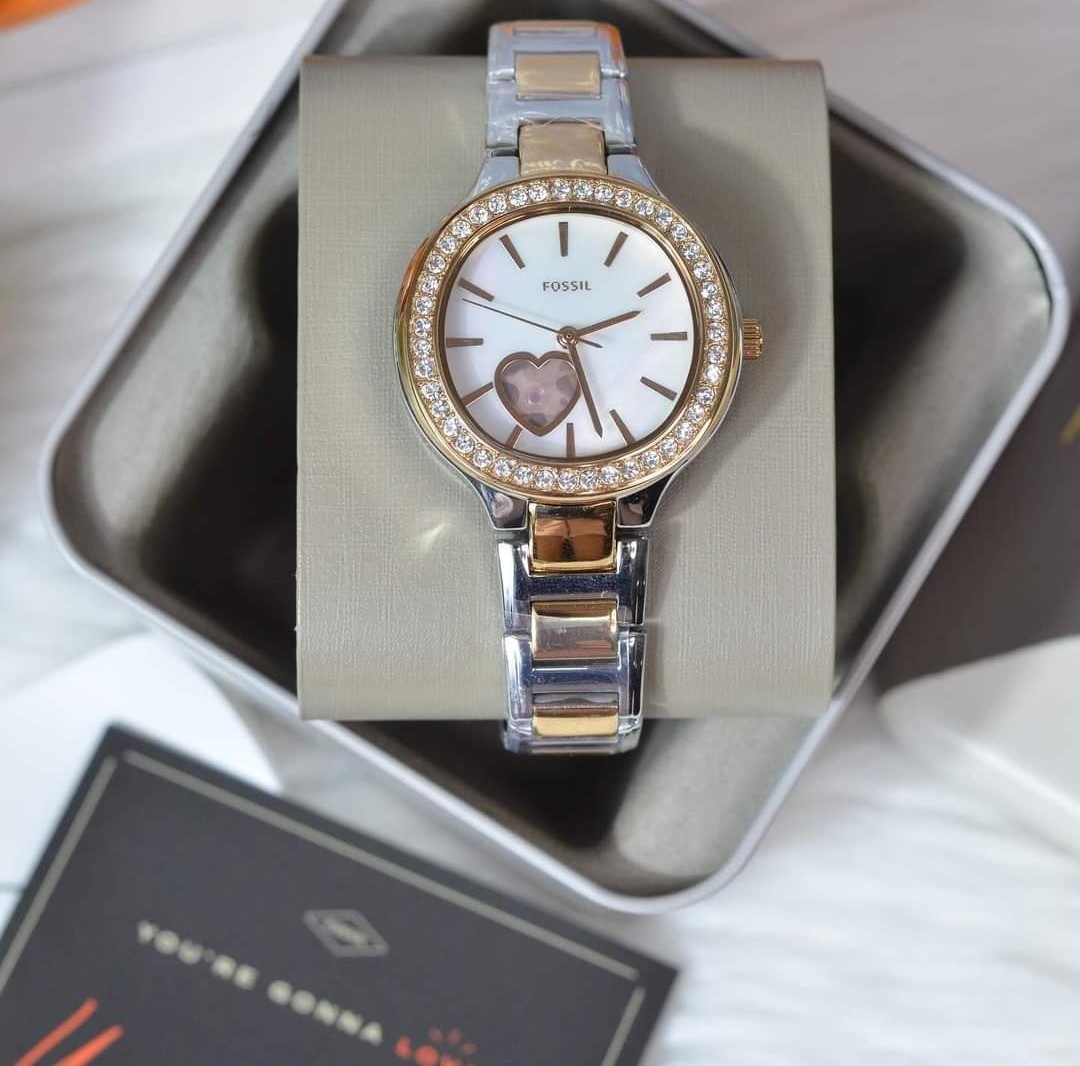 Fossil Automatic Twotone, Women's Fashion, Watches & Accessories ...