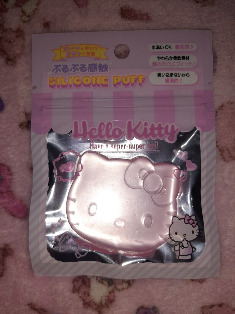 Hello Kitty Silicone Puff Sanrio, Hobbies & Toys, Memorabilia ...