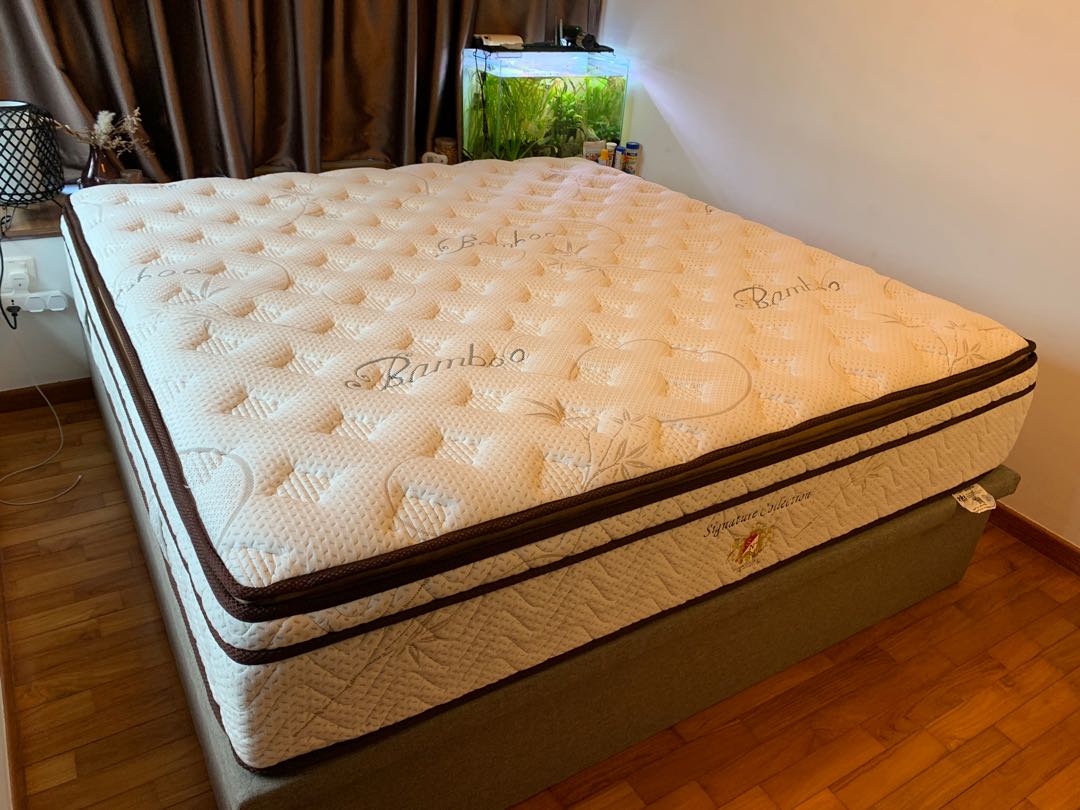 High end Mattress and Hydraulic Storage Bed, Furniture & Home Living ...