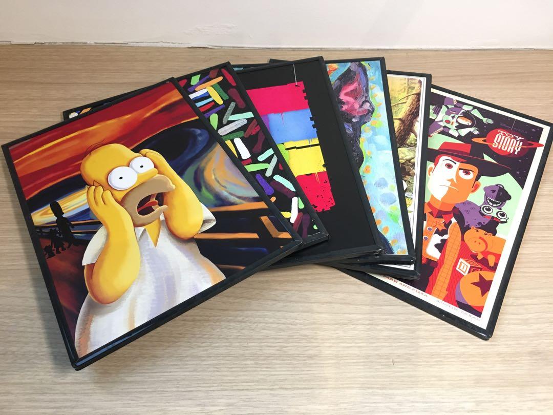Homer Simpson The Scream & Assorted Pop Art Prints Toy Story Pixar ...