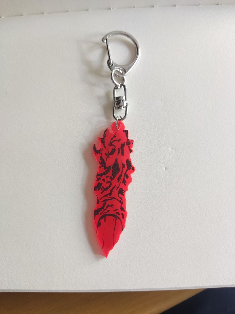 Jujutsu Kaisen Ryomen Sukuna Cursed Finger Keychain, Hobbies & Toys ...