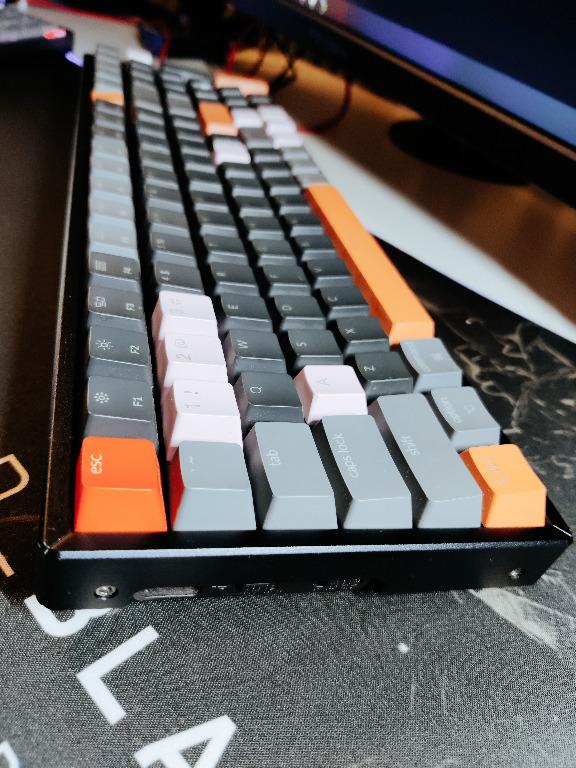 Keychron K4 v2 with brown switch and custom + ori keys, Computers ...