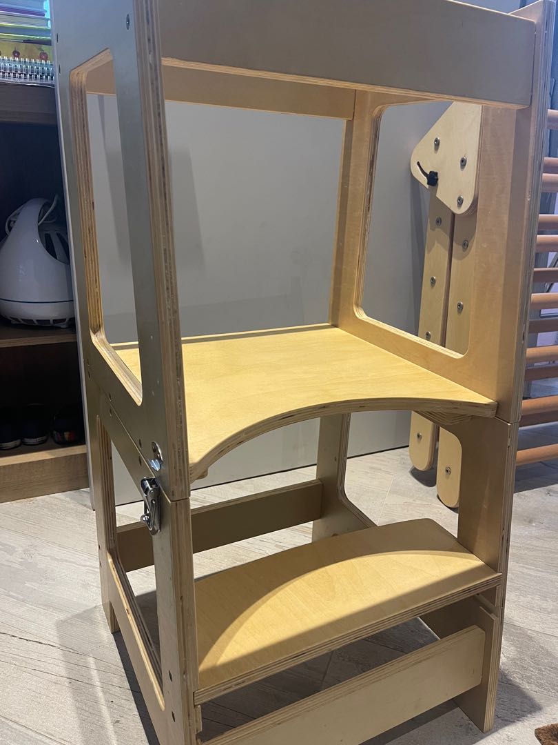 Kids hand washing wood stool, convertible, table and chair, Babies ...