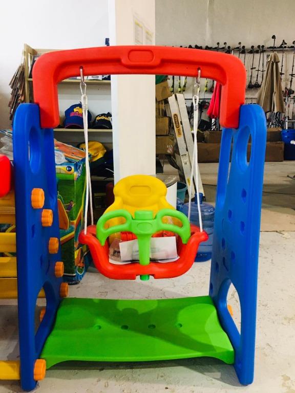 Kogan Kids Swing and Slide Basketball Activity Set, Hobbies & Toys ...