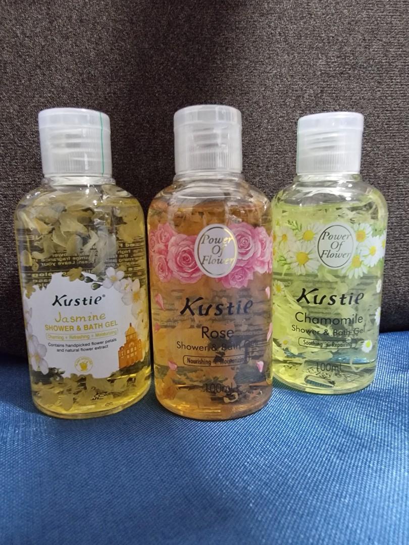 Kustie's Shower & Bath Gel (100ml) x 3, Beauty & Personal Care, Bath ...