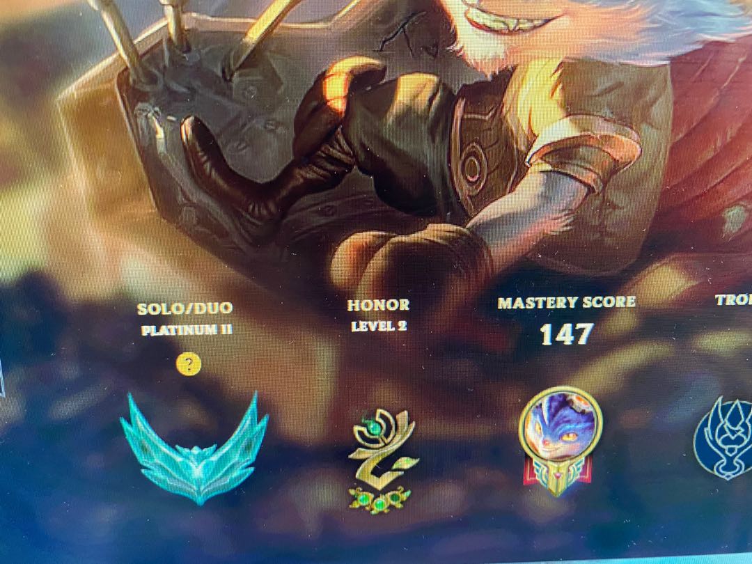 League of Legends Platinum 2 Account, Video Gaming, Gaming Accessories ...