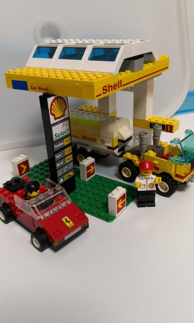 Lego Shell Gas Station 1256 & Shell Truck 1252, Hobbies & Toys ...