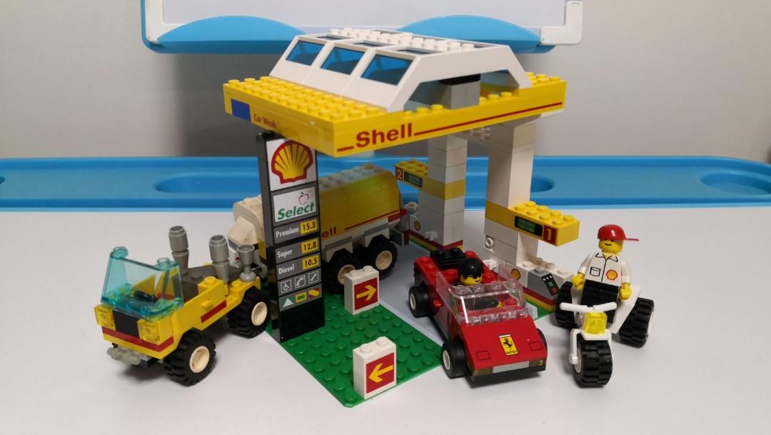 Lego Shell Gas Station 1256 & Shell Truck 1252, Hobbies & Toys ...