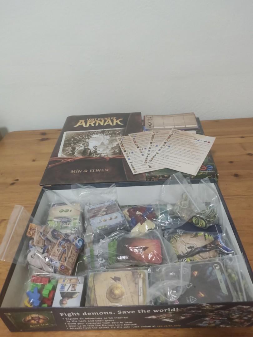 All Cards Sleeved: Lost Ruin of Arnak, Hobbies & Toys, Toys & Games on ...