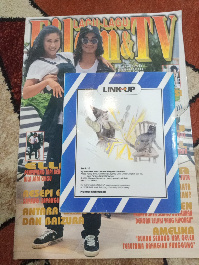 majalah hiburan lama - lagu lagu filem & tv ella & korie 1994, Hobbies ...