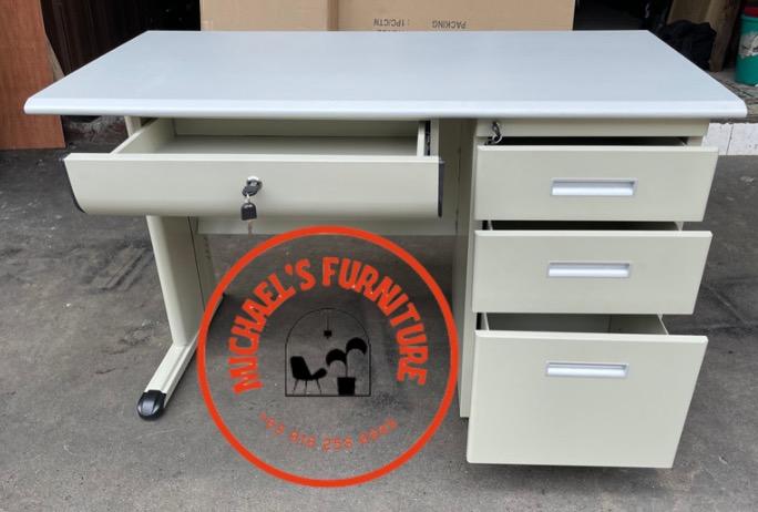 Metal Office Table, Furniture & Home Living, Office Furniture ...