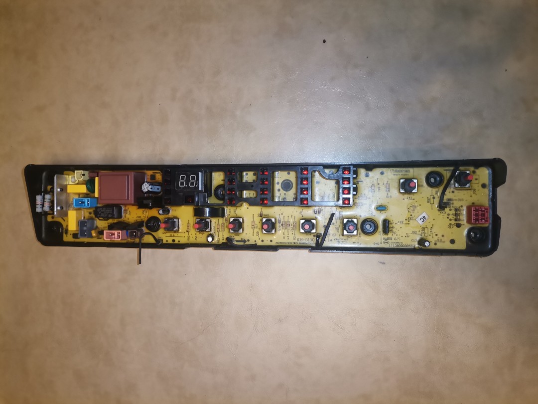 Midea washing machine top load board, TV & Home Appliances, Washing ...