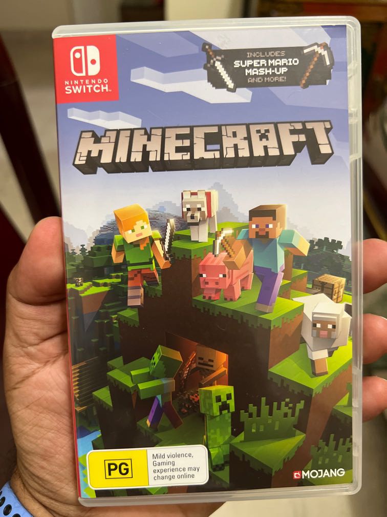 Minecraft game card with super Mario mash and other limited packs ...