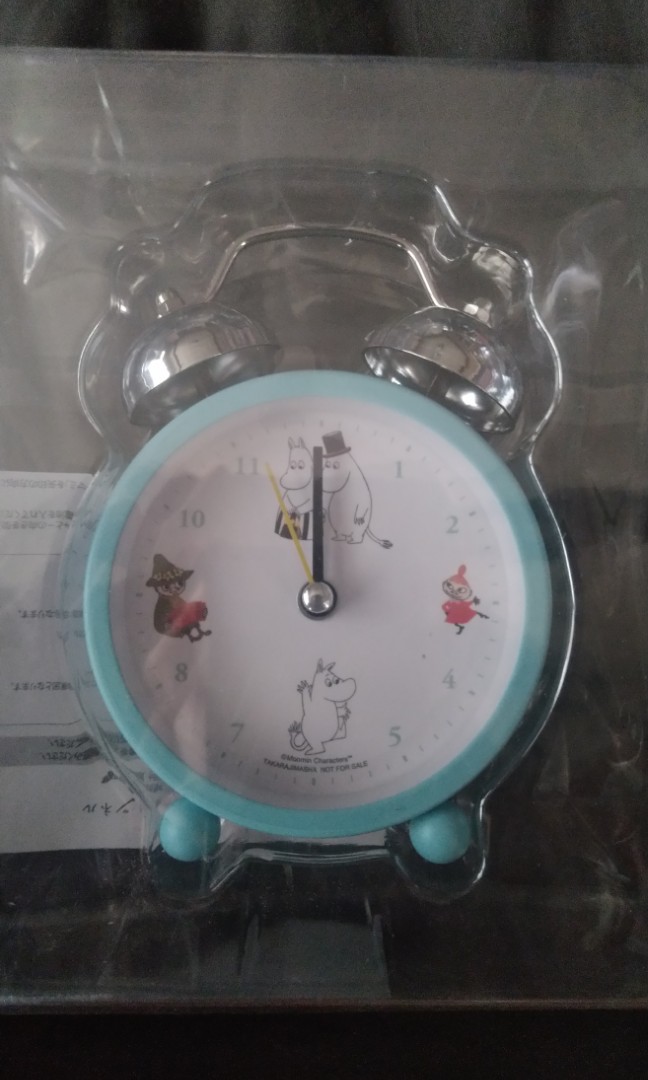 MOOMIN VALLEY ALARM CLOCK, Furniture & Home Living, Home Decor, Clocks ...