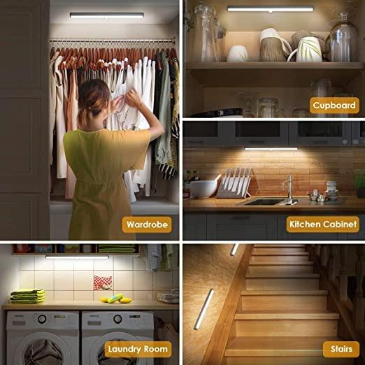 Motion Sensor Cabinet Light, LOFTer Wireless PIR Motion Activated 20 ...