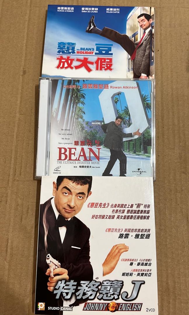 Mr bean movies dvd 憨豆先生電影 dvd Johnny English Mr Bean’s Holiday the ...